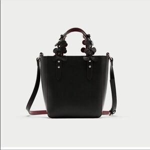 Zara | Bags | Zara Mini Tote Bag With Interchangeable Handle | Poshmark